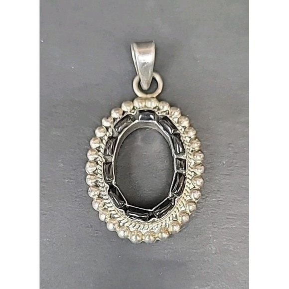 Taxco | Jewelry | Vintage Taxco Mexico Sterling Silver Bumpy Oval Cut ...